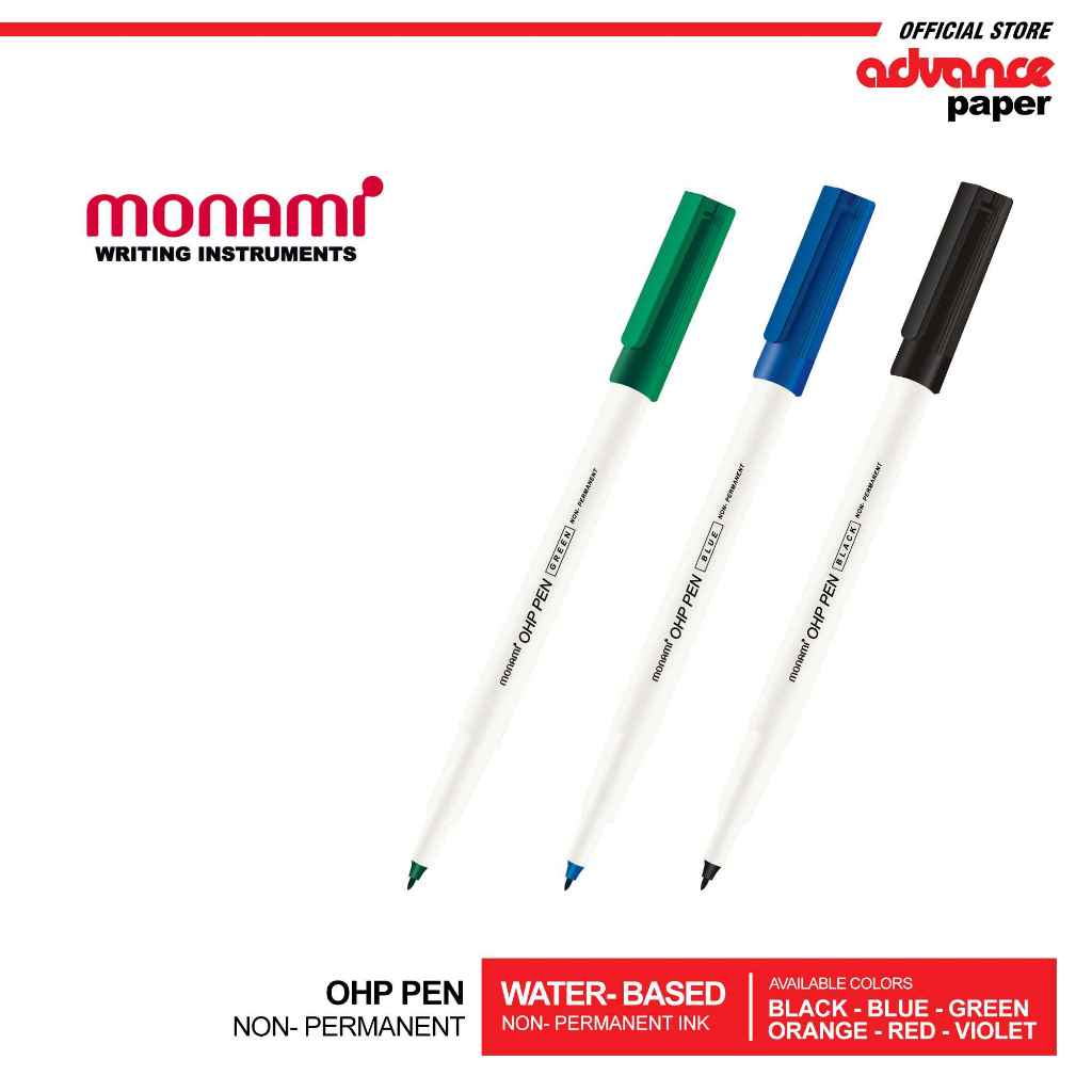 Monami OHP FINE Marker Pen | Shopee Philippines