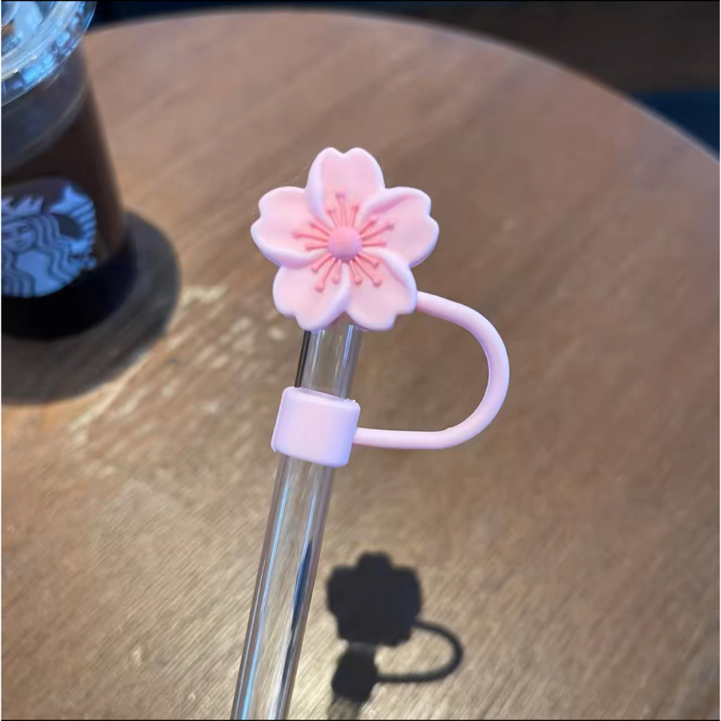 Silicone Straw Tips Cover Reusable Drinking Straw Covers Cap BPA Free ...