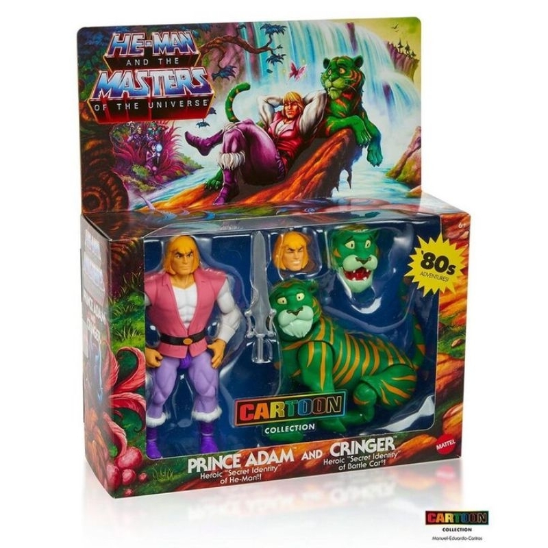 Masters of the Universe Cartoon Collection PRINCE ADAM & CRINGER [2 ...