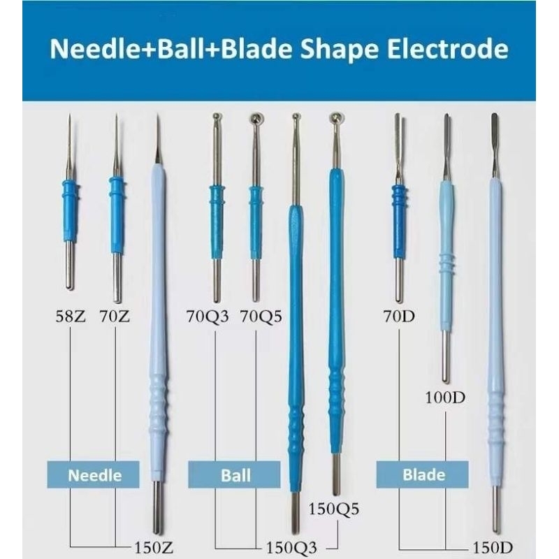 Electrode Electro Surgical Tips Cautery Pen ESU Pencil | Shopee Philippines