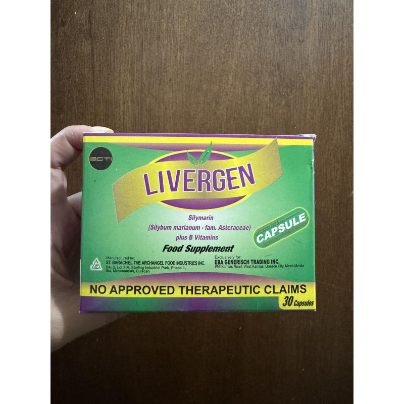 LIVERGEN SILYMARIN CAPSULE | Shopee Philippines
