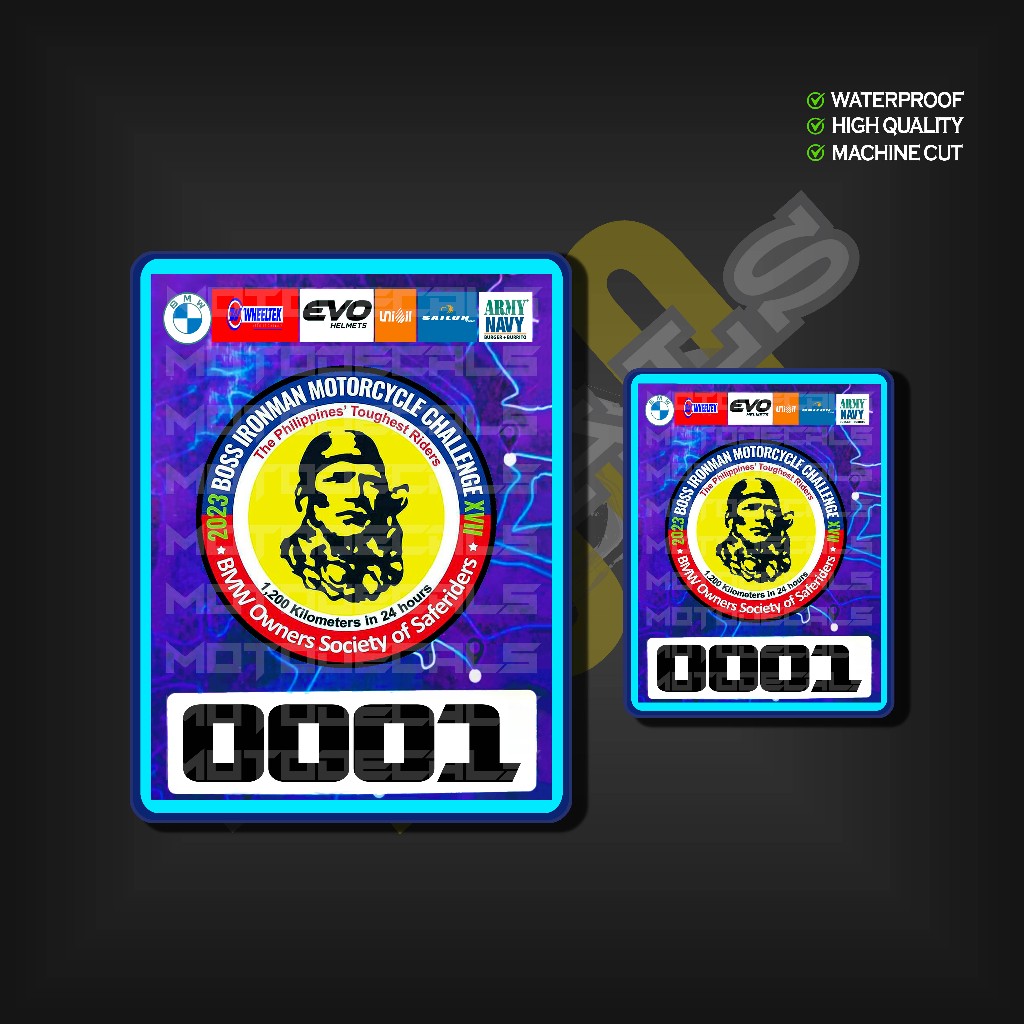 Boss Iron Man Sticker Design (Waterproof Vinyl Sticker) | Shopee ...