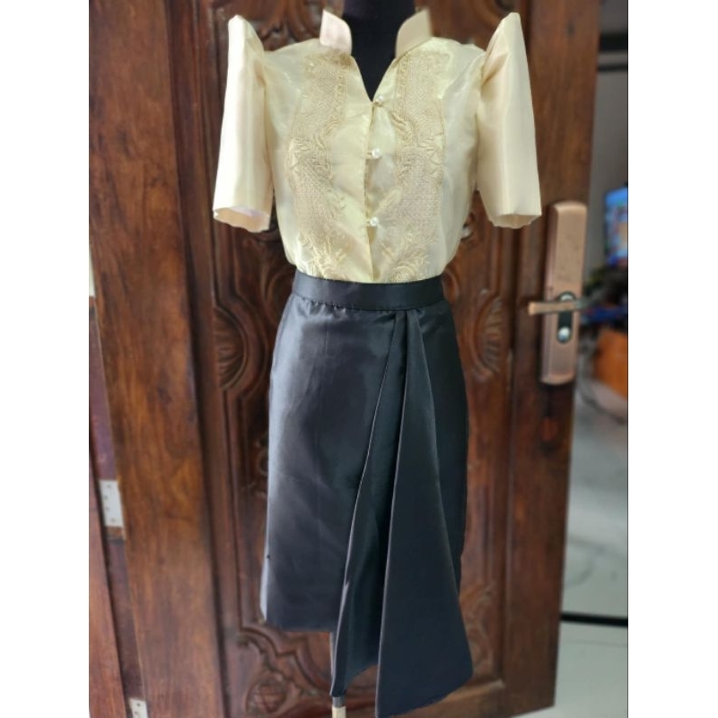 New Arrival Filipiniana Terno w/ satin lining | Shopee Philippines