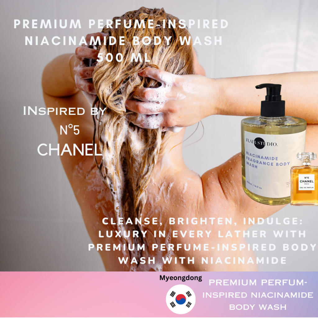 Perfume Scent Inspired (Ch*nl 5) Brightening Solution Body Wash Shower Gel - Body Care Whiten ...