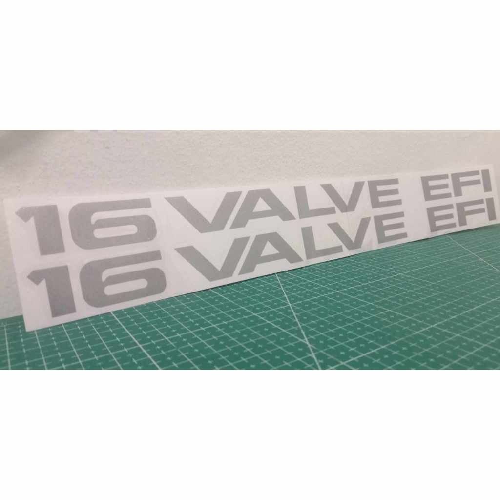 toyota 16 valve efi decal | Shopee Philippines
