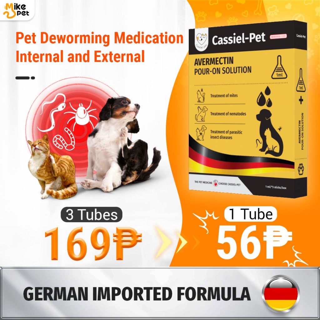 Cassiel Pet Tick and Flea Spot Treatment for Cat & Dog Anti-Flea Anti ...