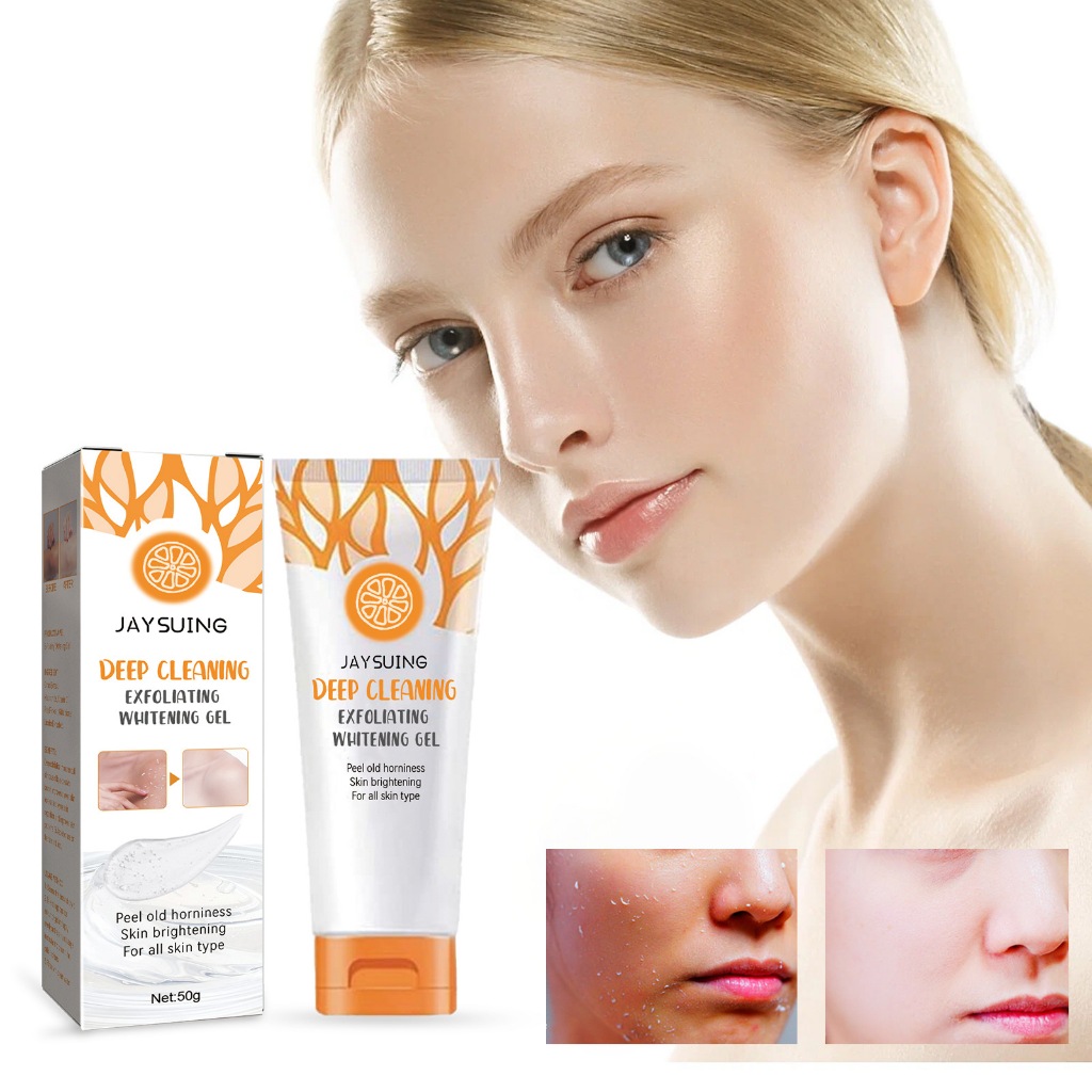 Jaysuing Orange Exfoliating Whitening Gel 50g Body Scrub Facial ...