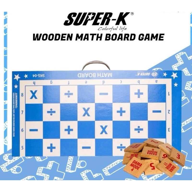 wooden Math Board Game for Kids and Adults Mathable | Educational Board ...