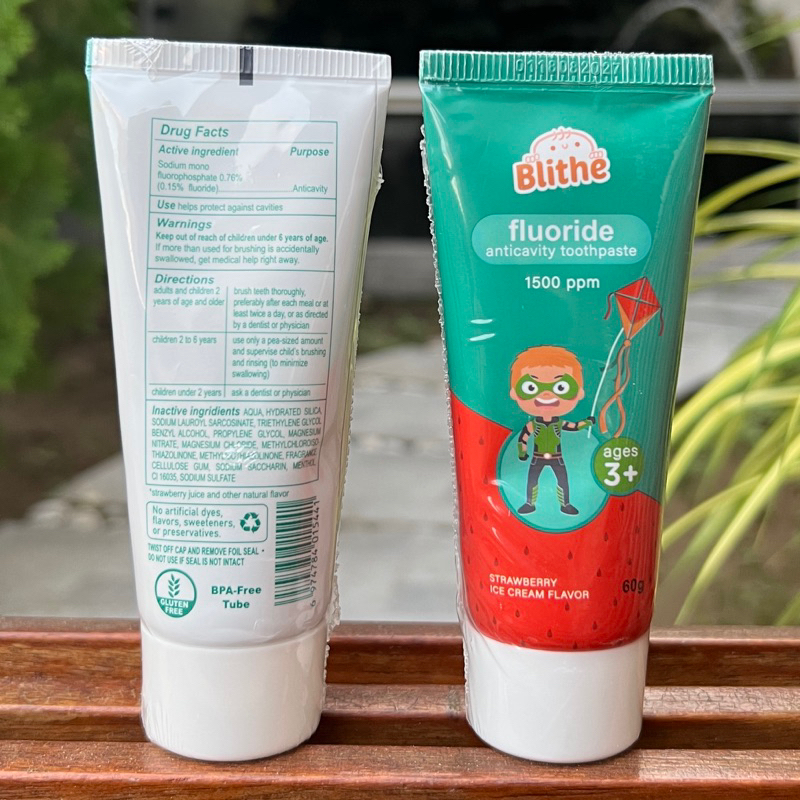 Blithe anticavity kids flouride toothpaste 60g 1500ppm tooth paste ...
