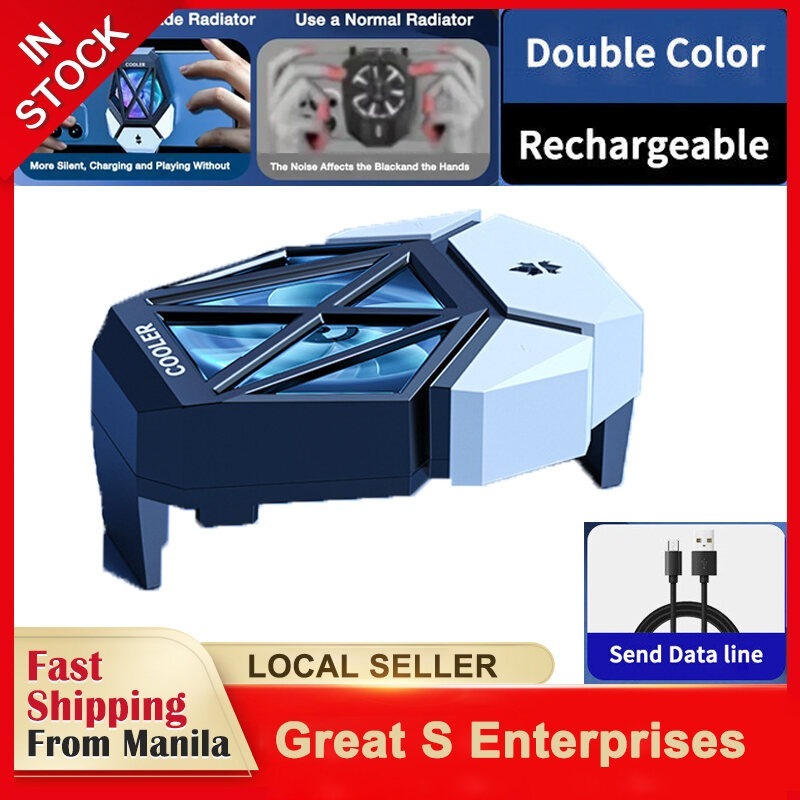 Dy08 Universal Mini Mobile Phone Cooling Fan Radiator Turbo Hurricane ...