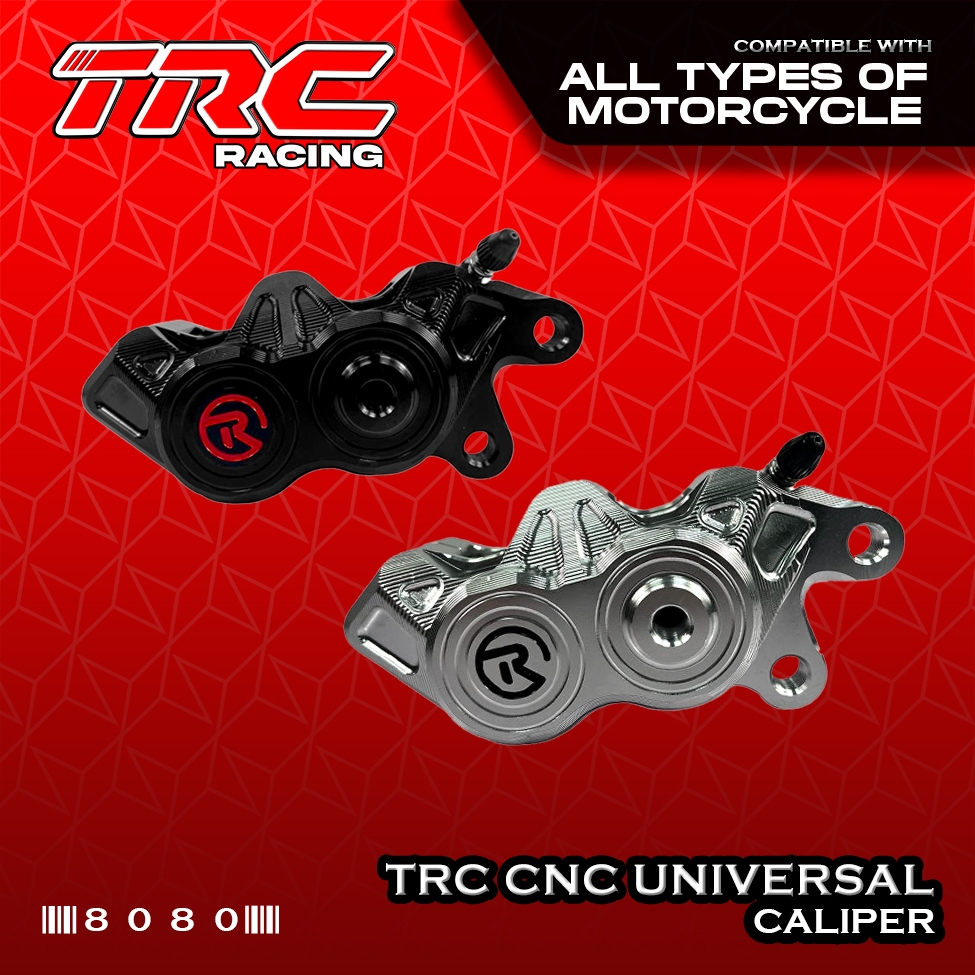 TRC Racing Universal Axial Mounting Brake Caliper 4 POT Ceramic Pistons 8080 | Shopee Philippines