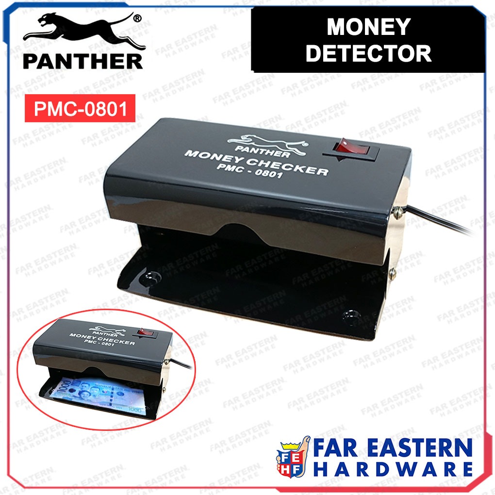 PANTHER Money Checker Counterfeit Detector UV Light PMC-0801 | Shopee ...