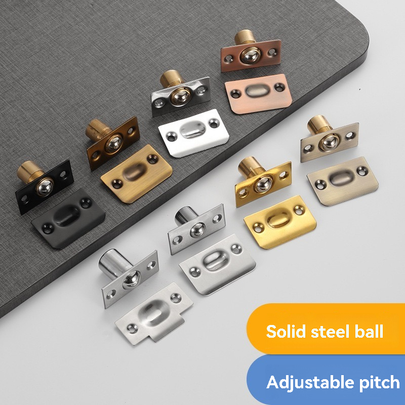 Stainless steel door clasp top bead invisible door clasp door spring ...