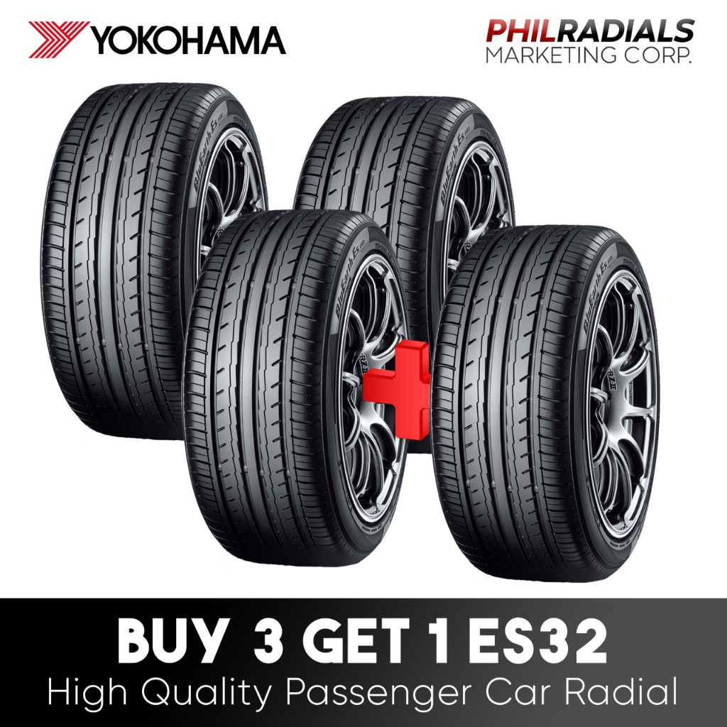 Yokohama 205/55R16 91V ES32 Quality Passenger Car Radial Tire BUY 3 GET ...