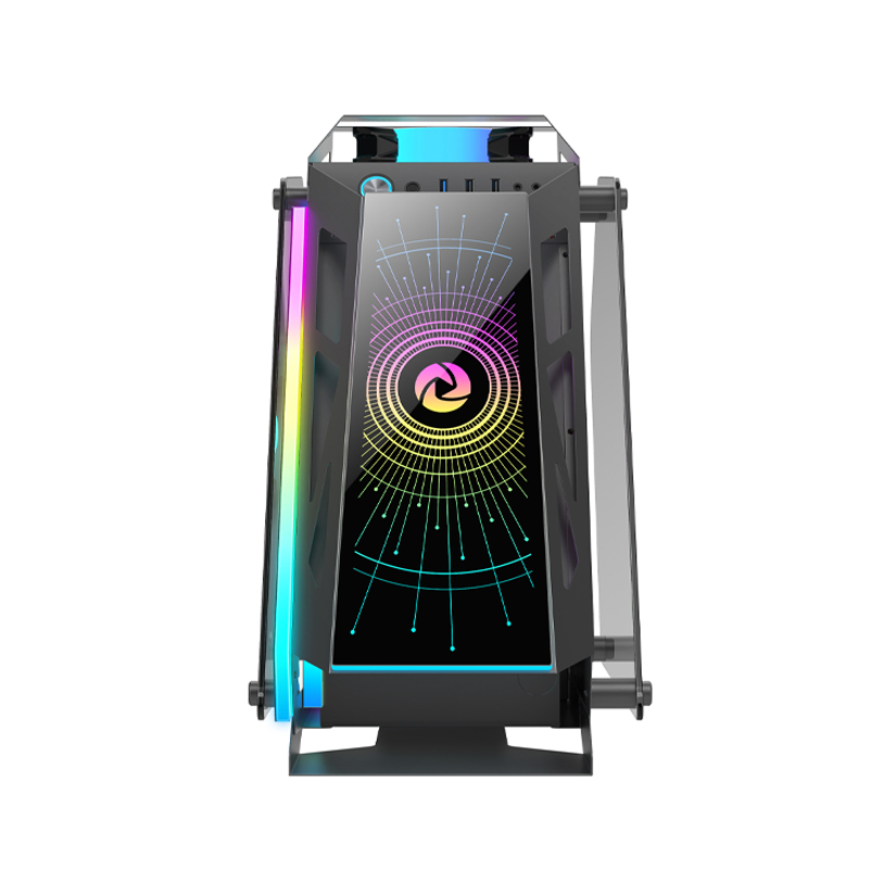 Inplay Thunder PC Case Build-in 6 ARGB Fans Cool Design Shaped Gaming ...