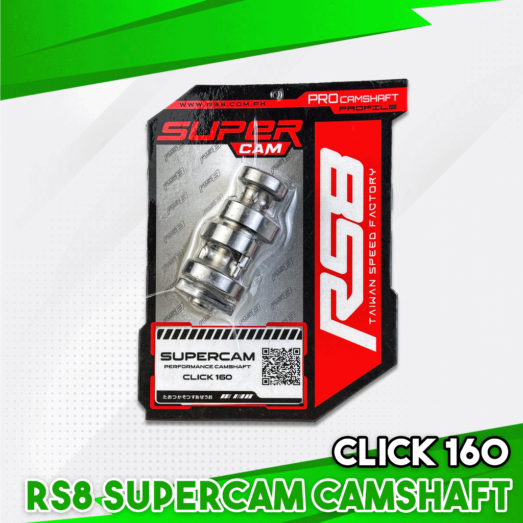 RS8 SUPERCAM CAMSHAFT (CLICK 160) | Shopee Philippines