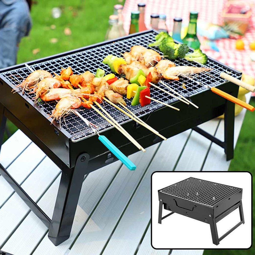 infinite Portable Barbecue Grill Pits Black BBQ 1Pc 40 By 30 Cm ...