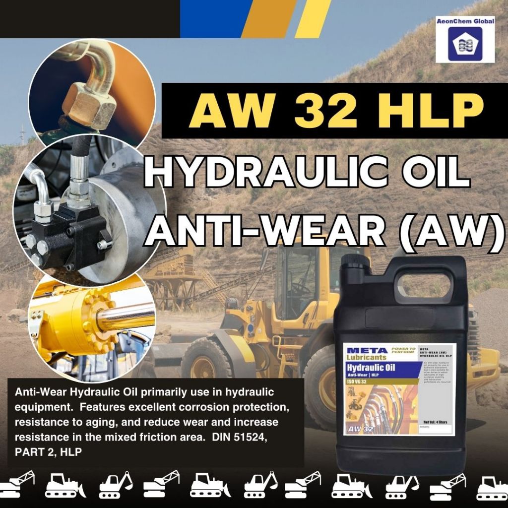Hydraulic AW 32 HLP - META LUBRICANTS - 4 liters (4,000 ml.) | Shopee ...