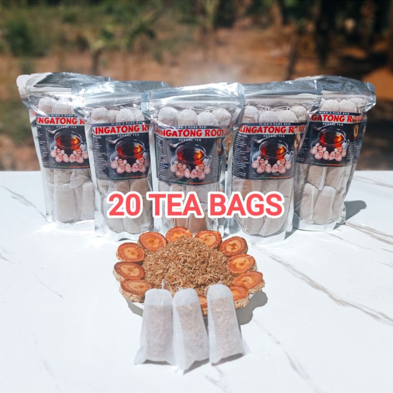 PREMIUM RED ALINGATONG ROOTS HERBAL TEA (20 TEA BAGS) | Shopee Philippines