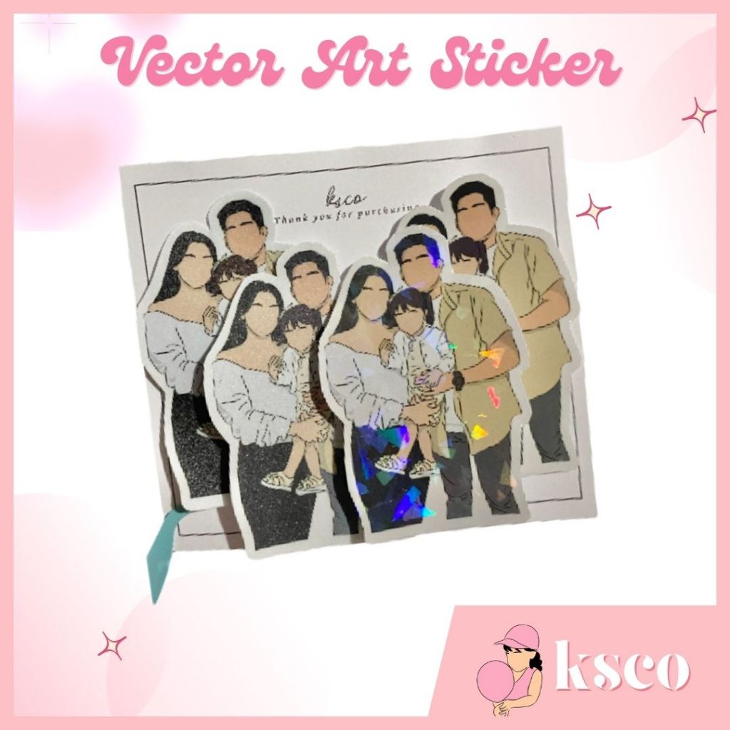 Personalized Vector Sticker Gift Souvenir | Shopee Philippines