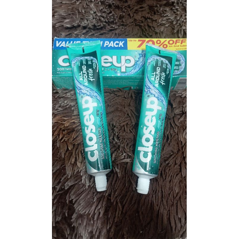 Close up Value Twin Pack All Around Fresh Soothing Menthol ...