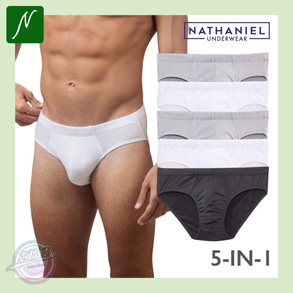 NEW! Natasha Nathaniel ERICJOHN Men's 5 In 1 Bikini Brief Pack | Shopee Philippines