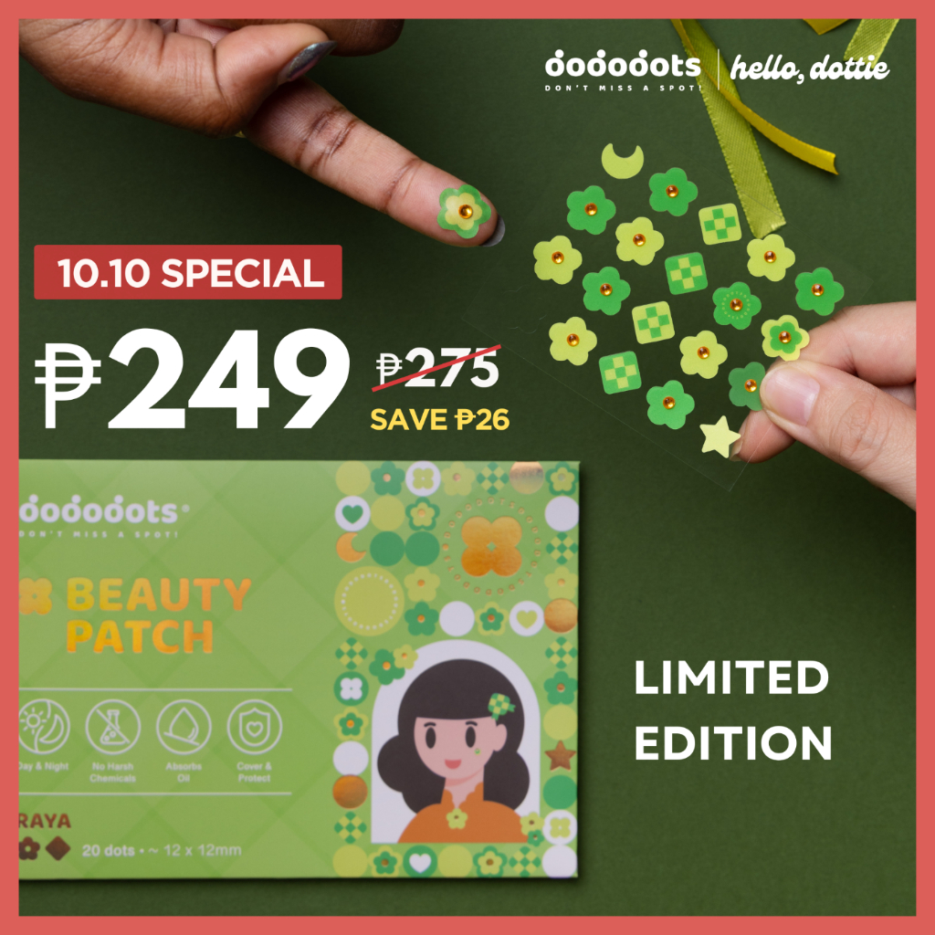 Dododots Beauty Patch | LIMITED EDITION RAYA | 20 DOTS | Hydrocolloid ...