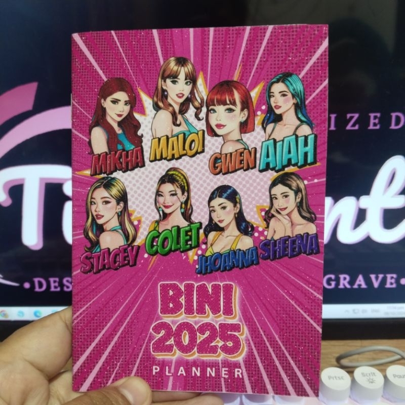 BINI Comics Inspired 2025 Undated Planner A6 Size | Shopee Philippines