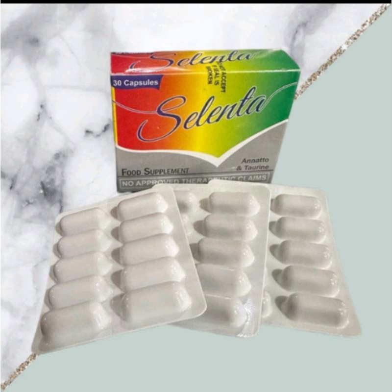 SELENTA CAPSULE 30s ( 400mg Tocotrienols+100mg Taurine) | Shopee ...