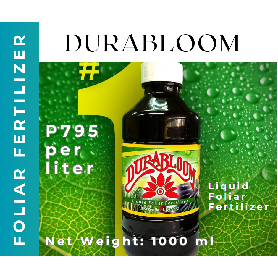 DURABLOOM Inorganic Liquid Foliar Fertilizer | Shopee Philippines