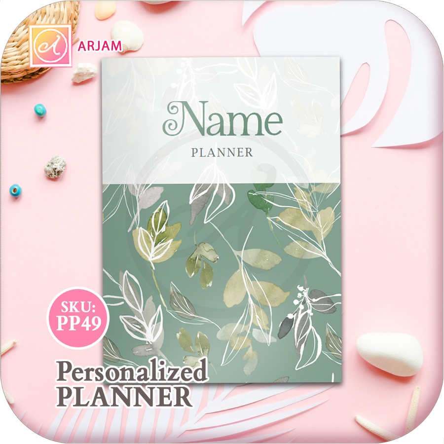 PP49 Personalized Monthly Planner | 36 Pages | Name/Logo on the Cover ...
