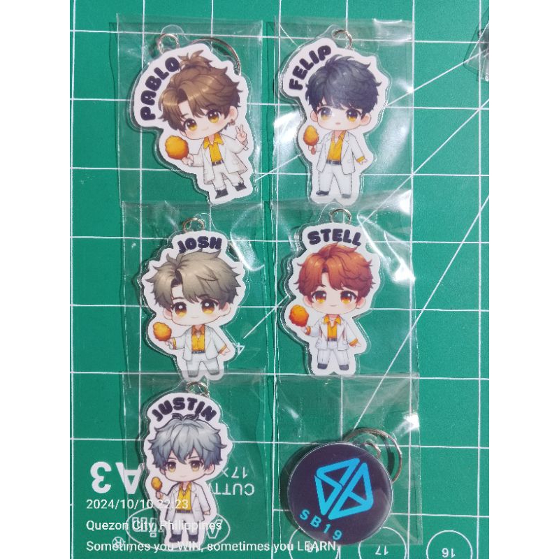 bini bts enhypen sb19 laminated keychain | Shopee Philippines