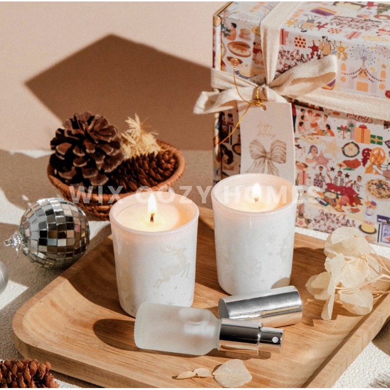 YULETIDE Gift Box (Candle + AlcoSpray) in Paskong Pinoy-themed ...