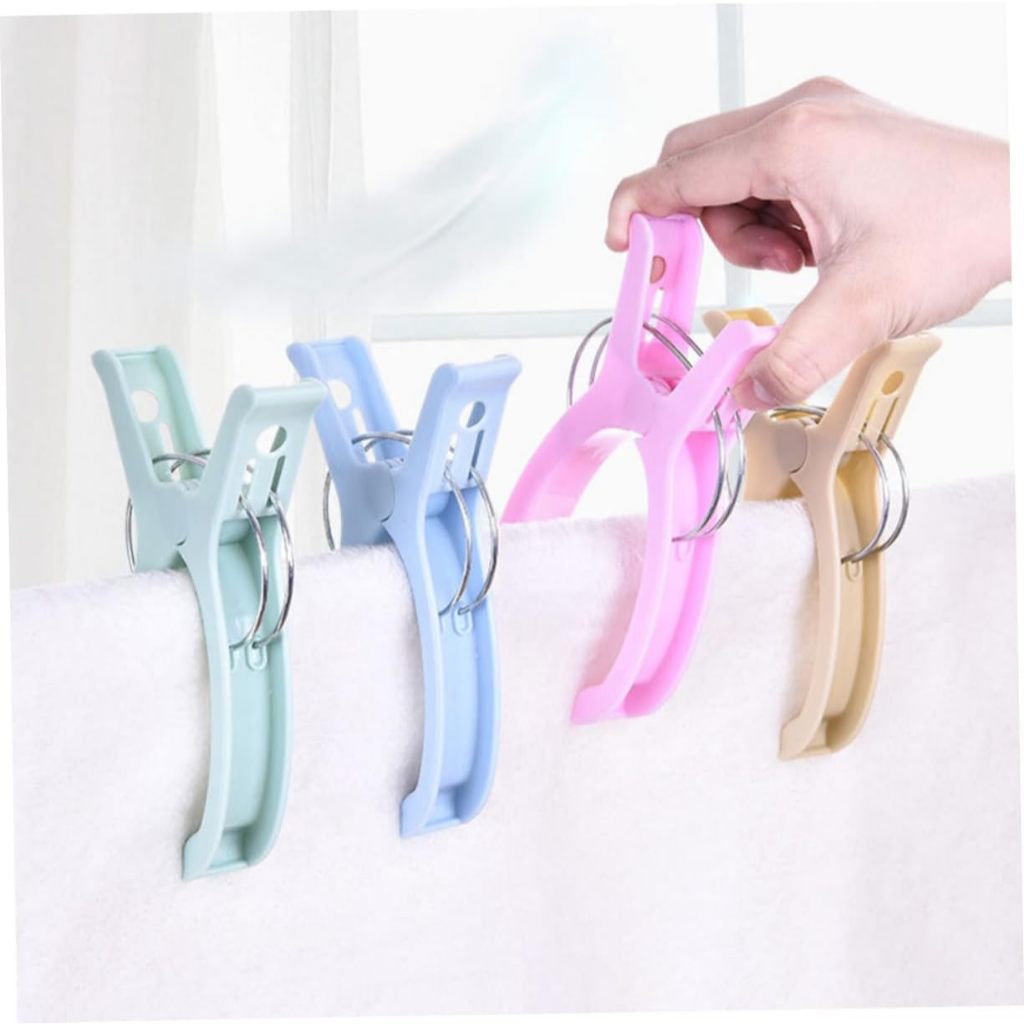 Windproof clip clothes hang big clipper dress pegs sipit Clothespins ...
