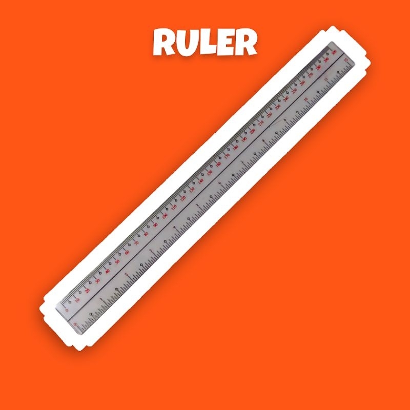 Ruler Clear Set 12inches/30cm Flexible Engineering Office School ...