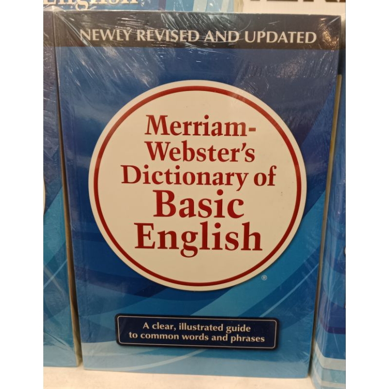 MERRIAM - WEBSTER DICTIONARY OF BASIC ENGLISH | Shopee Philippines
