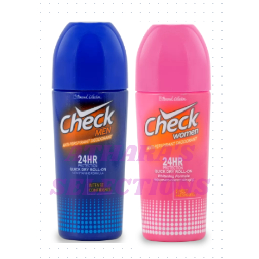 Personal Collection-CHECK Antiperspirant Deodorant 50ML | Shopee ...