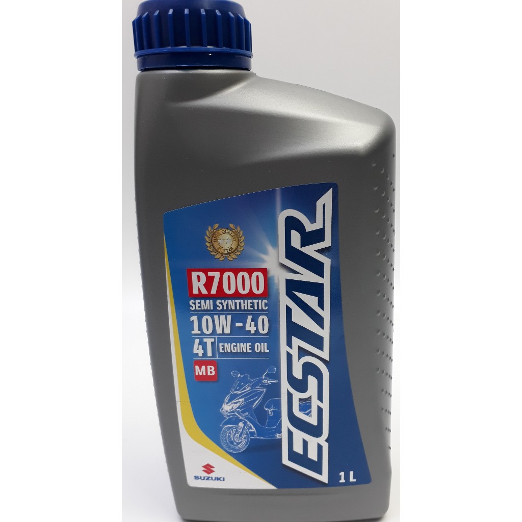 Suzuki Genuine Oil ECSTAR R7000 Semi Synthetic API SL1L SAE 10W-40 ...