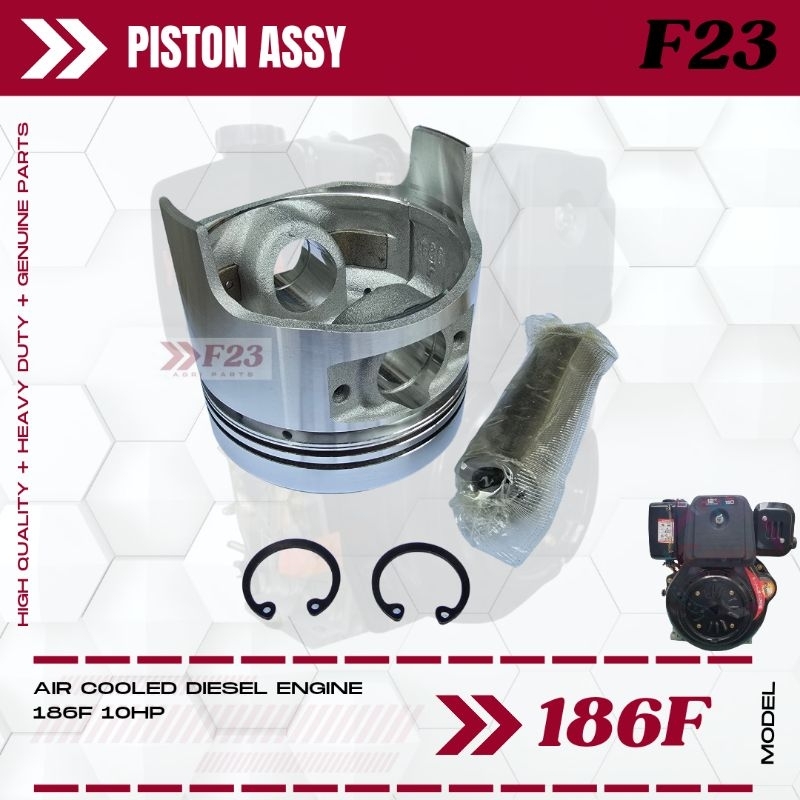 Piston Assy 186F 10HP Air Cooled Diesel Engine Sumoto | Shopee Philippines