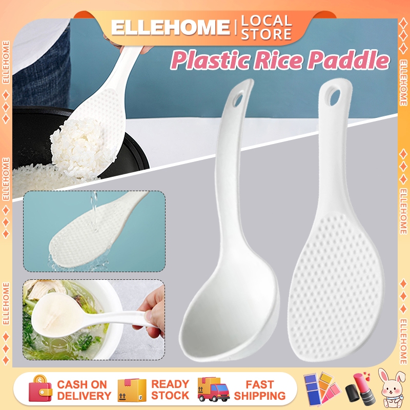 Plastic Rice Paddle Non Stick White Electric Rice Cooker Rice Serving ...
