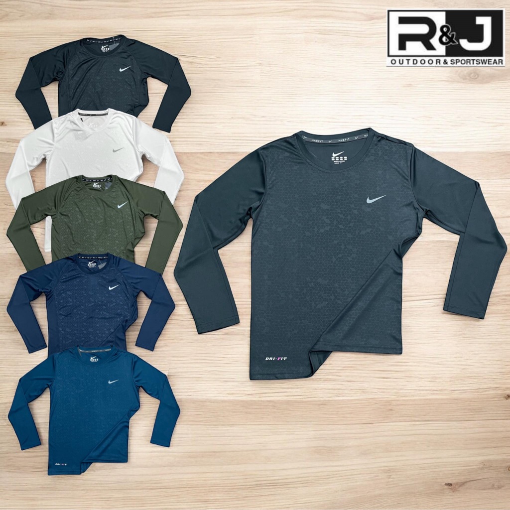Men's Sports Dri-Fit Long Sleeve Rush guard unisex | Shopee Philippines