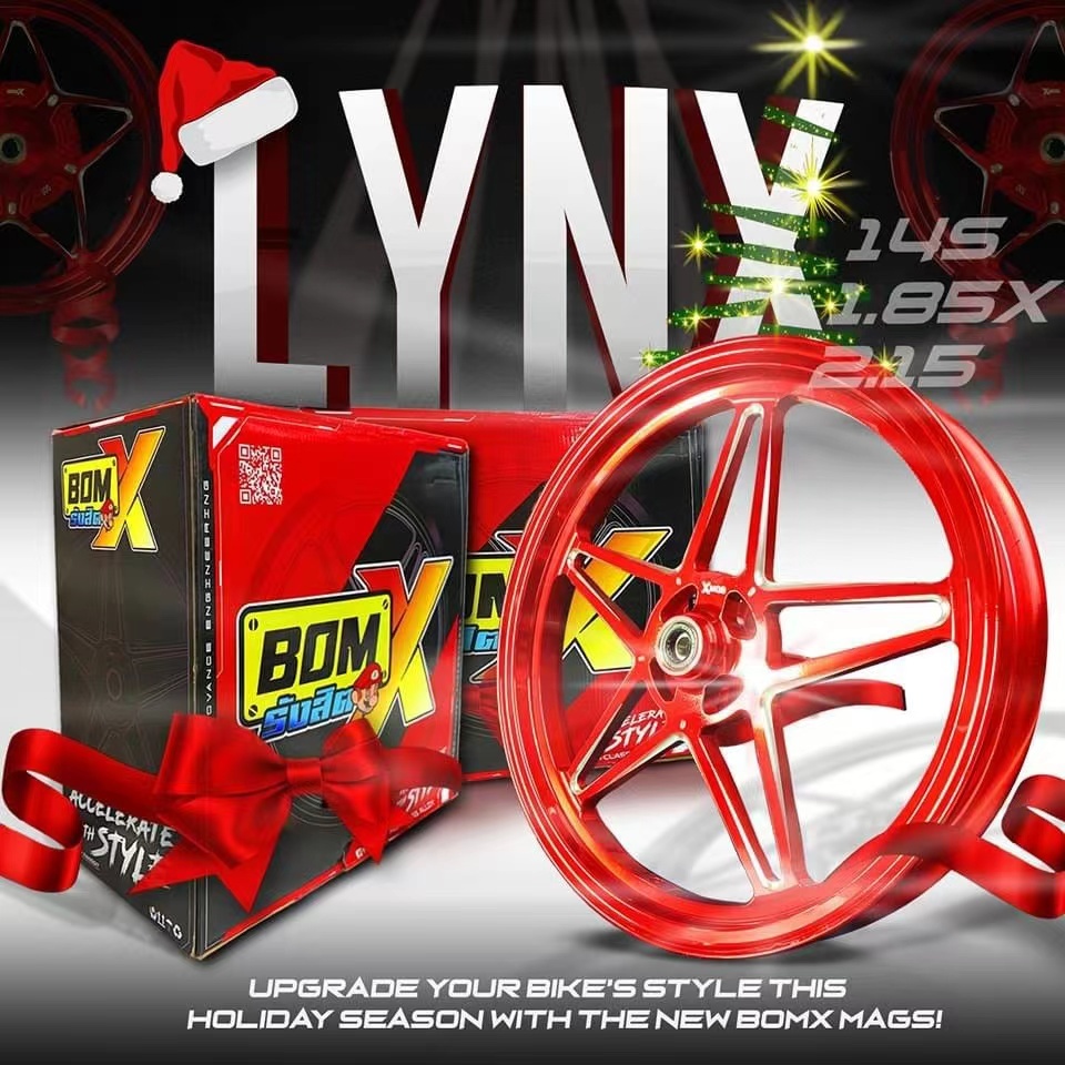 Bom Rangsit Bom X Lynx Cnc Mags Click 125/150 MIO110 MIO M3 NMAX2020 AEROX Star Mags 14s 5 ...
