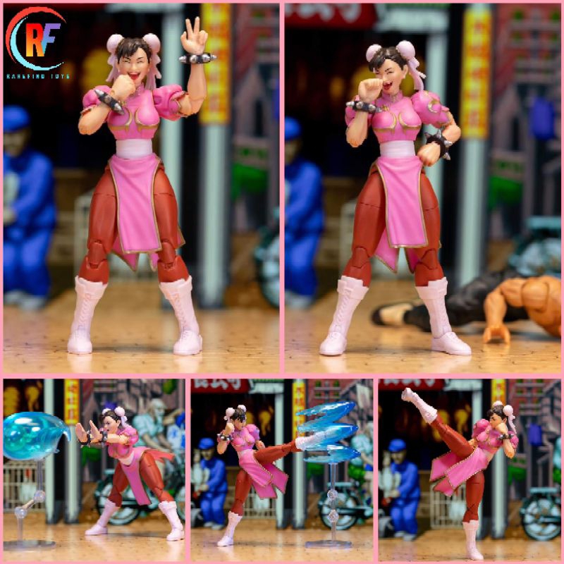 [In Stock] Jada Toys Street Fighter II Next Level Chun-Li (pink costume ...