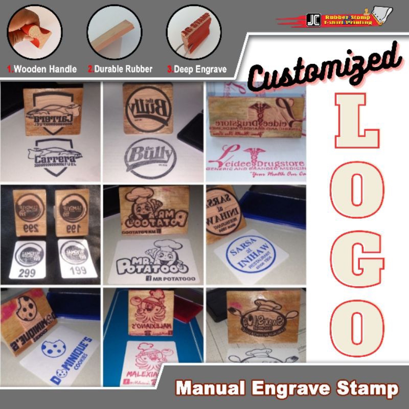 Shop customized stamp for Sale on Shopee Philippines