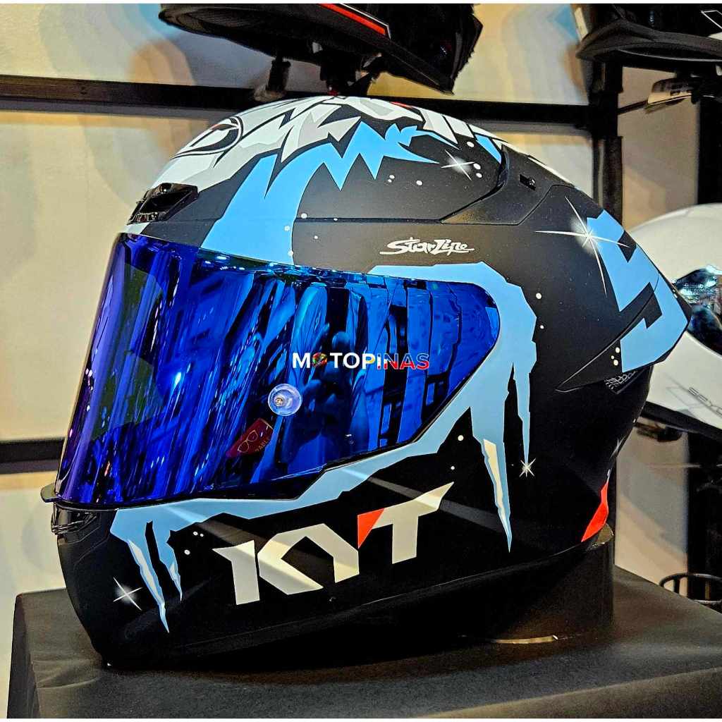 KYT TT-Course Masia Winter Test Fullface Helmet Single Visor and ...