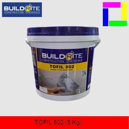 BUILDRITE TOFIL 802 (5kg) Paste Type Skim Coat | Shopee Philippines