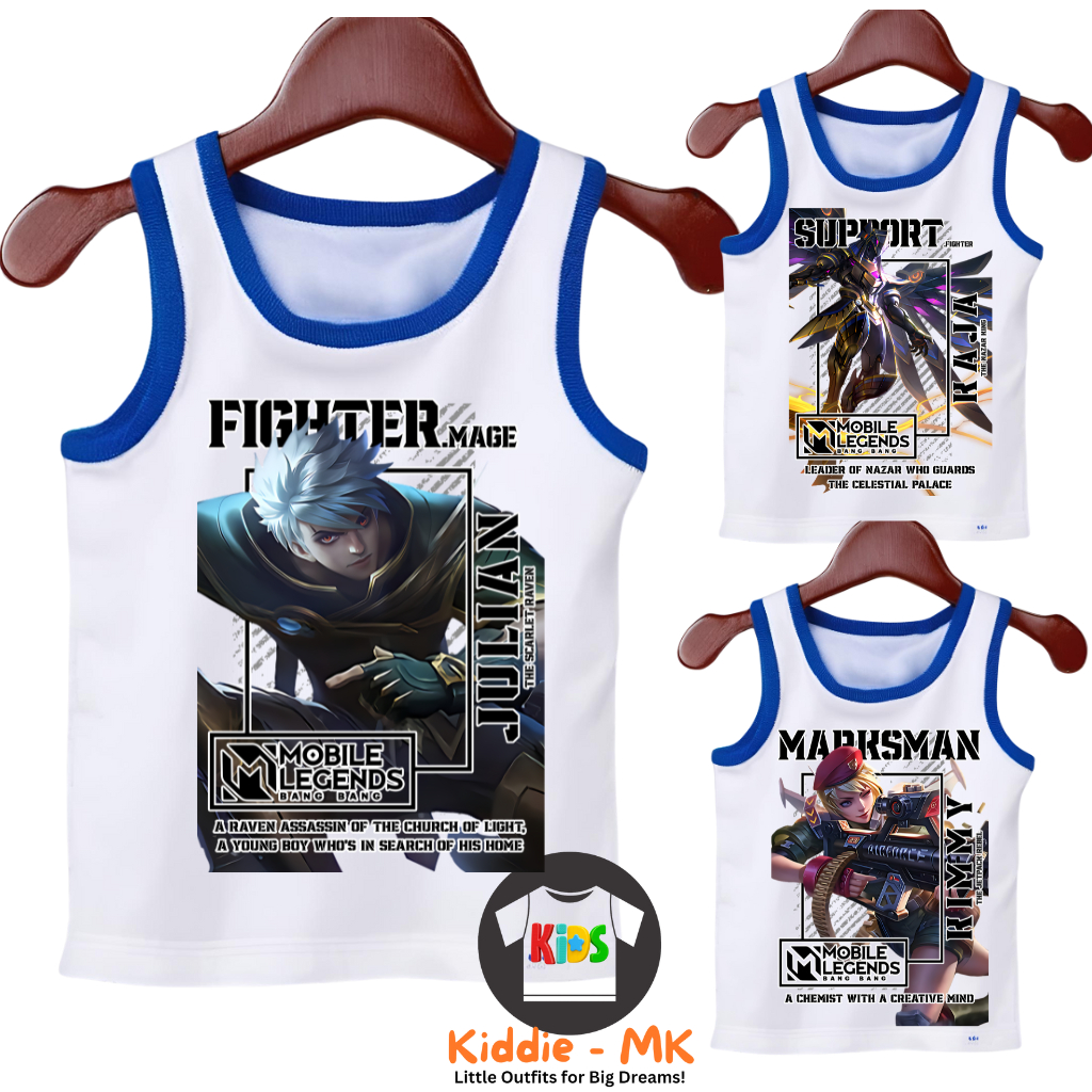 Kids Sando For Boys 3 PCS Mobile Legends Bang Bang (MLBB) for1-8 Years ...