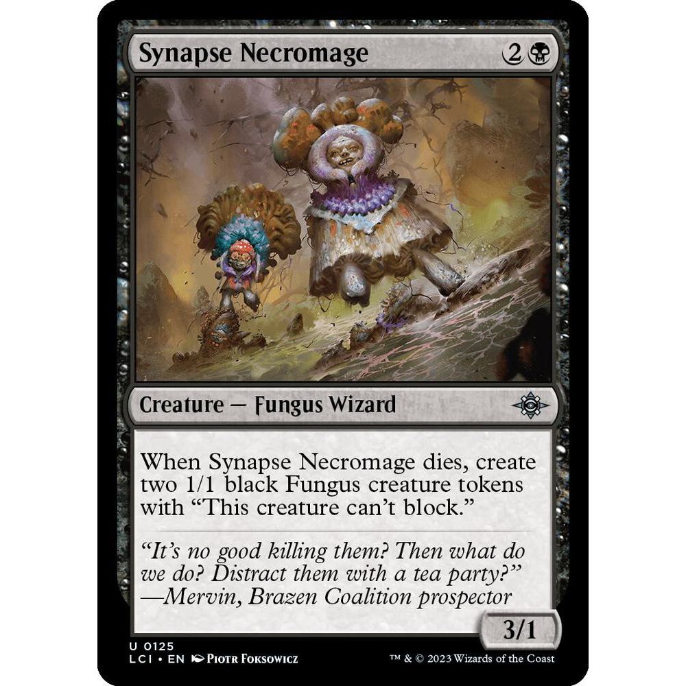 Magic the Gathering - Synapse Necromancer - MTG Black - LCI - NM ...