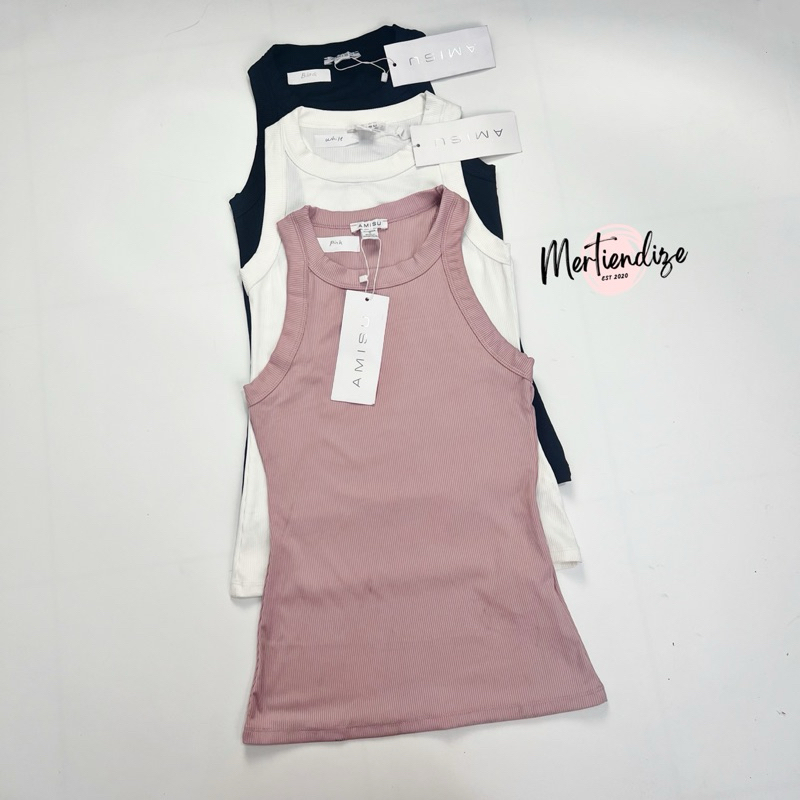 Amisu Vest Top | Authentic Overruns | Shopee Philippines