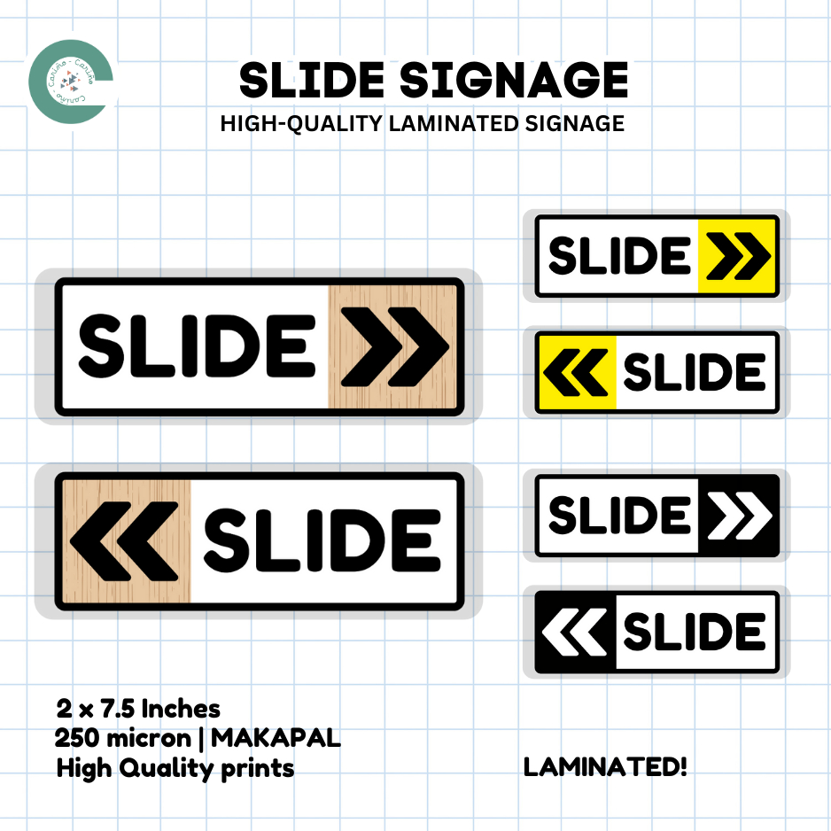 Sign Slide | Arrow Slide Signage / Sign Slide | Arrow Slide Sign l ...